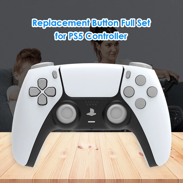 FOR DUALSENSE REPLACEMENT Button Full Set for PS5 Controller Parts ...