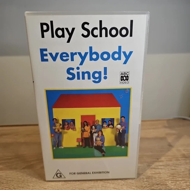 PLAY SCHOOL VHS 1996 Everybody Sing ABC For Kids VHS Video Tape ...