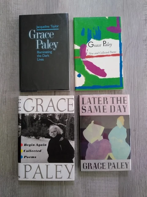 FOUR BOOKS BY acclaimed late author Grace Paley $50.12 - PicClick AU