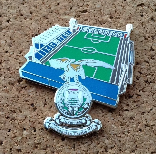 INVERNESS CALEDONIAN THISTLE FC - Caledonian Stadium Pin/Badge £3.50 ...