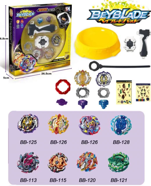 BEYBLADE BURST BATTLE arena set rip launchers stadium gift set EUR 18 ...