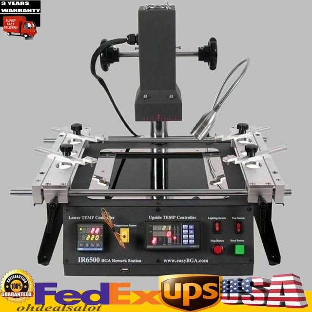 BGA REWORK STATION Soldering Device System Infrared Reballing Machine ...
