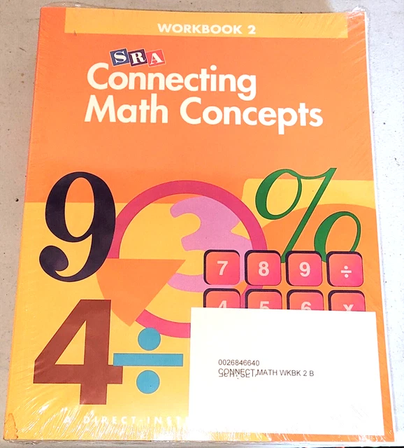CONNECTING MATH CONCEPTS Level B Workbook 2 - Sra Mcgraw Hill (Nos) $4. ...