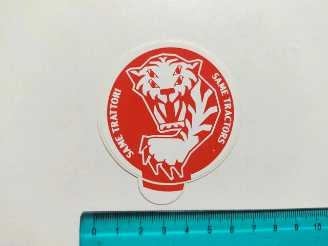 ADESIVO SAME TRATTORI TRACTORS STICKER AUTOCOLLANT VINTAGE 80s ORIGINAL ...