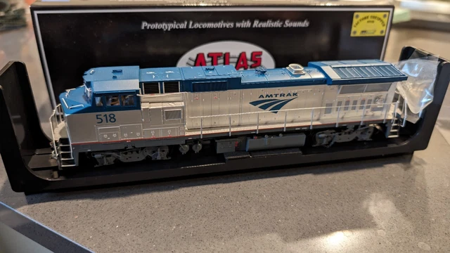 ATLAS DASH 8-32BHW Amtrak Phase V 518 w/DC & Sound HO scale $338.46 ...