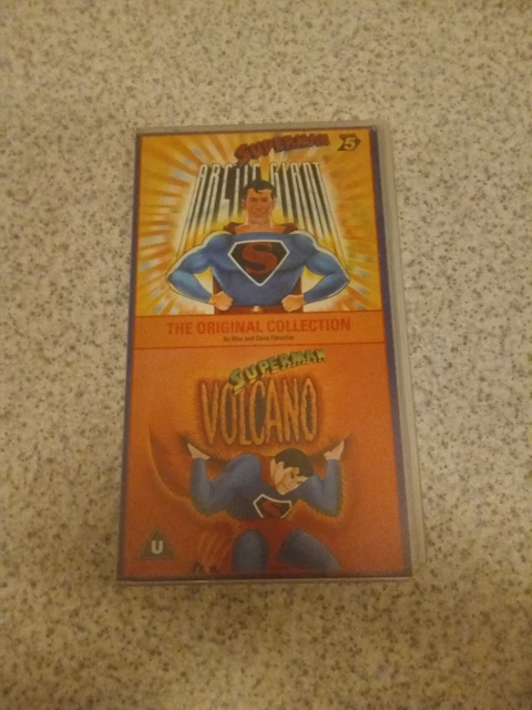 FLEISCHER SUPERMAN CARTOONS From 1940S Vhs Channel 5 1986 Volcano ...