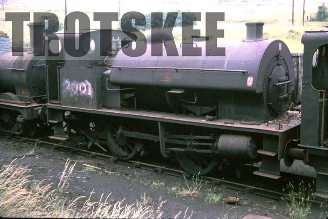 35MM SLIDE BR British Railways Steam Loco 47001 Class 0F Canklow 1966 ...