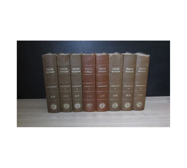 COLLECTION COMPLÈTE ENCYCLOPÉDIE en 8 volumes Bordas Focus de 1974. EUR 7,98 - PicClick FR
