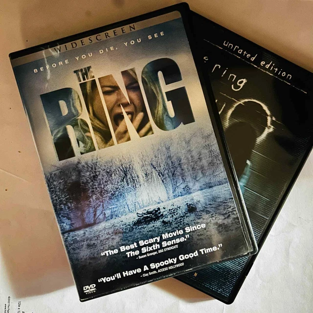 THE RING (WIDESCREEN, '02) and The Ring Two (Unrated Edition, '05) DVDs ...