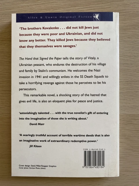 THE HAND THAT Signed The Paper By Helen Demidenko 1995 Stalin Communism ...