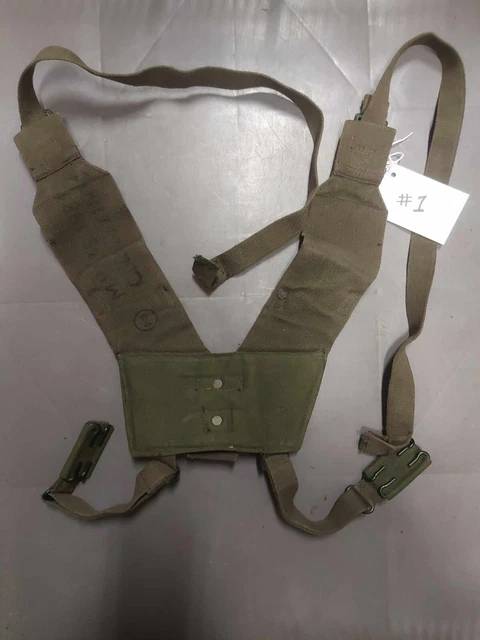 ORIGINAL BRITISH ARMY 58 Pattern Webbing Yoke no.1 £11.99 - PicClick UK
