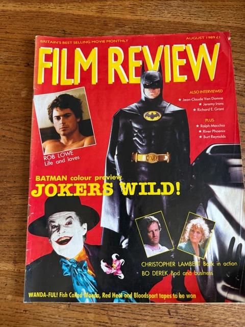 FILM REVIEW ~ August 1989 ~ Michael Keaton in "Batman" £5.43 - PicClick UK