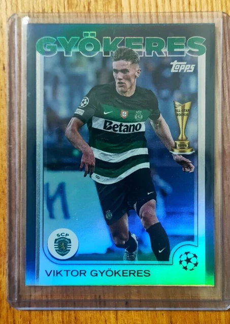 2024-25 TOPPS UEFA UCC /275 Viktor Gyokeres RC #131 All Star Rookie ...