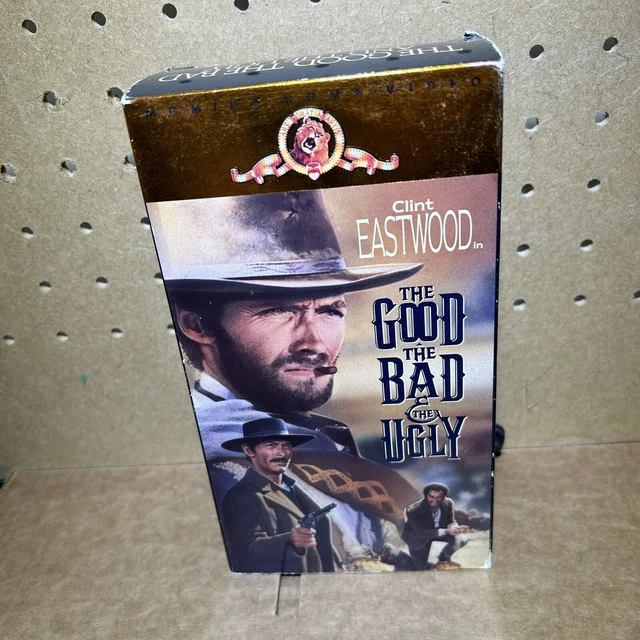 THE GOOD, THE Bad and the Ugly (VHS, 1966, 2-Tape Set) Clint Eastwood ...