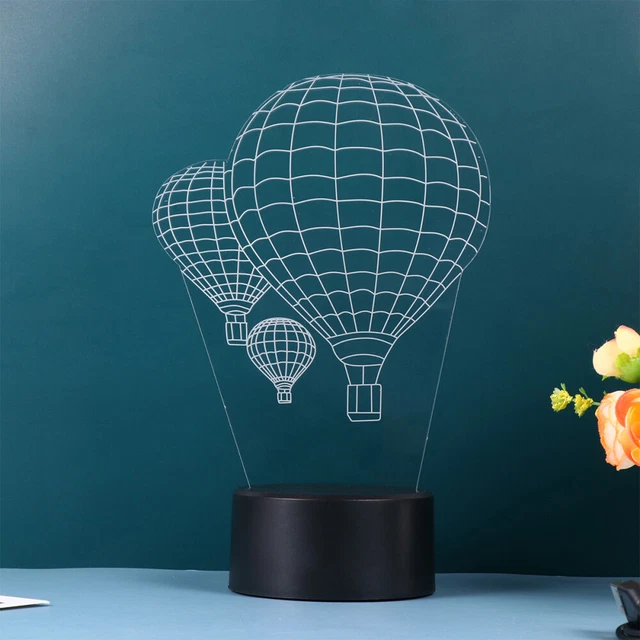 WEDDING VISUAL LAMP Kids 3d Lamp LED Table Night Light LED Night Light ...