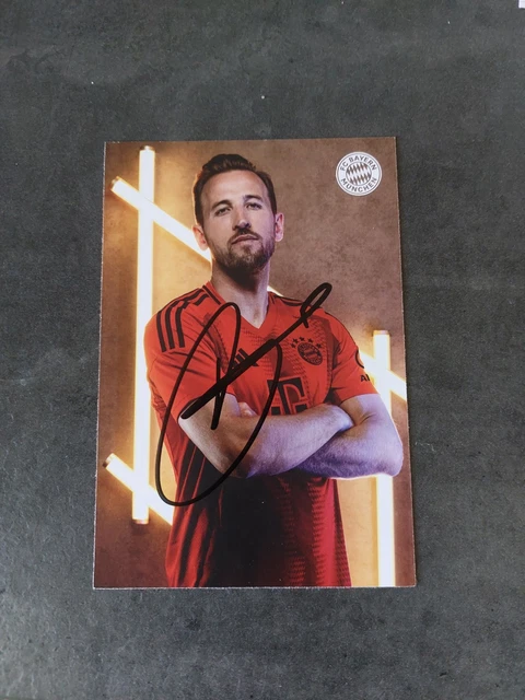 AUTOGRAMM AK AUTOGRAMMKARTE Harry Kane FC Bayern München 2024/25 EUR 5,50 - PicClick DE