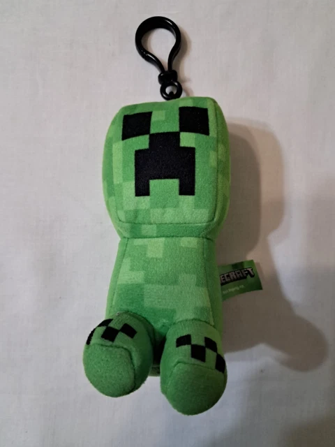 MINECRAFT MOJANG GOSH Green Creeper 5” Bag Clip Soft Plush Toy £5.19 ...