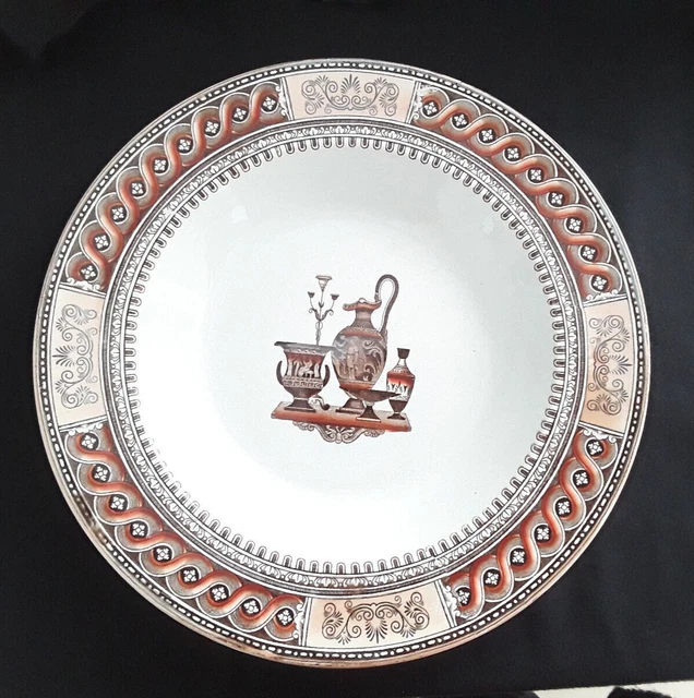 ANTIQUE LIDDLE ELLIOT Etruscan Vases Soup Bowl £14.25 - PicClick UK