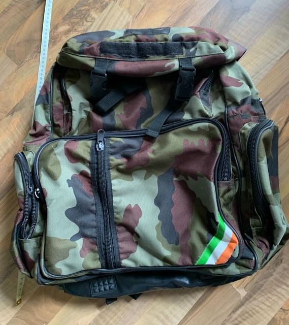 RARE IRISH DEFENCE FORCES DPM IDF Rucksack Military Army Camouflage ...