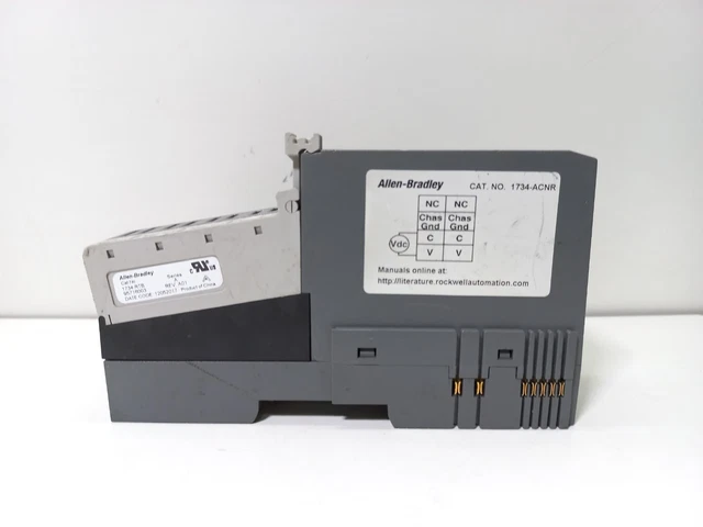 ALLEN BRADLEY 1734-ACNR ControlNet Adapter Module with 1734-RTB ...