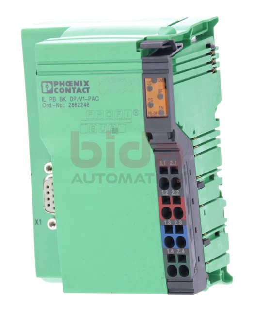PHOENIX CONTACT IL PB BK DP/V1-PAC (2862246) Buskoppler / bus coupler ...