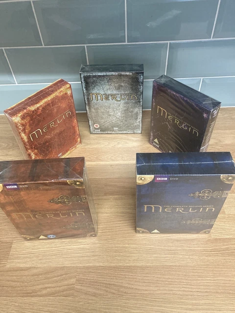MERLIN BBC SERIES TV Drama Season 1-5 DVD Box Set Complete Collection ...