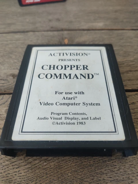 JEUX ATARI 2600 Chopper Command Console Atari Rétro Gaming EUR 9,00 ...