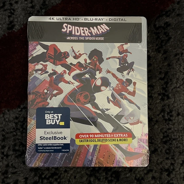 Spider Man Across The Spider Verse Steelbook 4k Ultra Hd Blu Ray