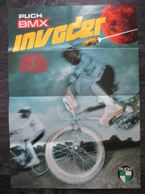 PUCH BMX BROCHURE 1984 Old School Bmx Original Bmx Catalog Poster ...