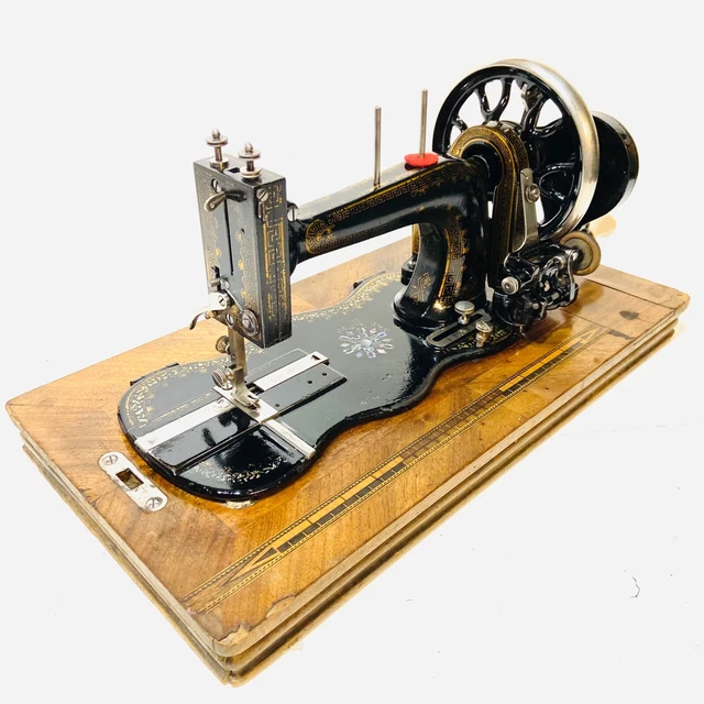 HARRIS PREMIER FIDDLE-BASE Sewing Machine (Stoewer) 1890’s - Very Clean ...