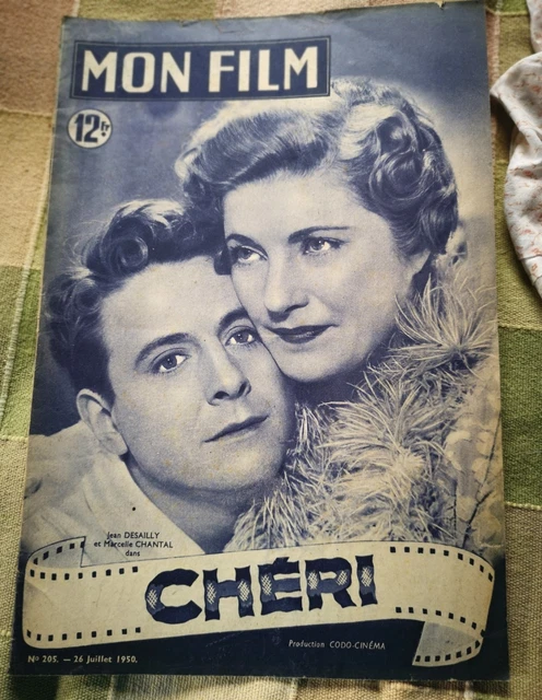 MON FILM N°205 26/7/1950 Chéri Jean Desailly EUR 2,00 - PicClick FR