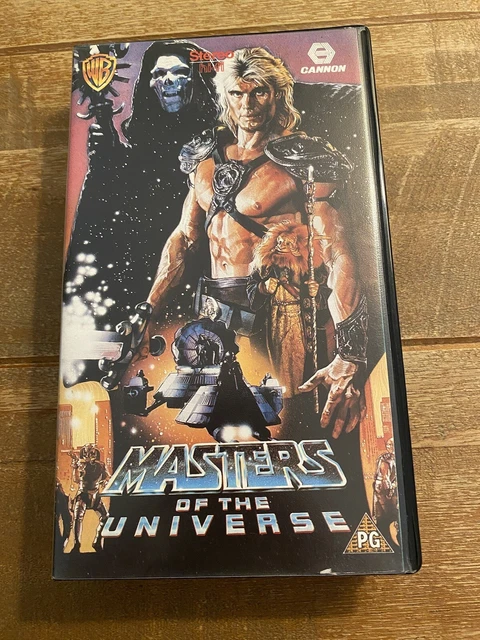 MASTERS OF THE Universe VHS Video He-Man 1987 Rare Artwork Cover Warner ...