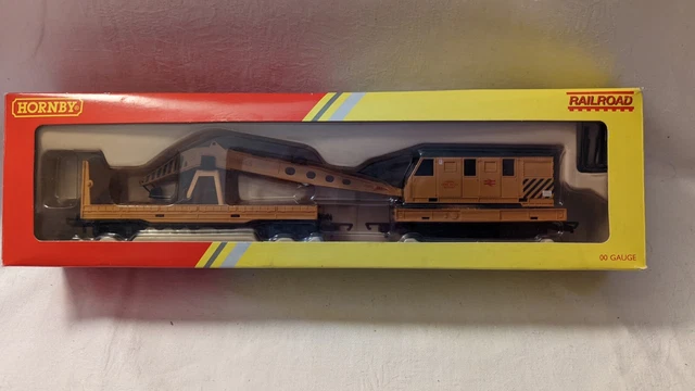 HORNBY RAILROAD 'OO' GAUGE R6369 BREAKDOWN CRANE - with issues EUR 36 ...