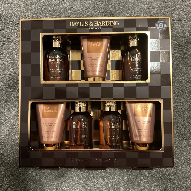 BAYLIS & HARDING Signature Collection Black Pepper and Ginseng Gift Set ...