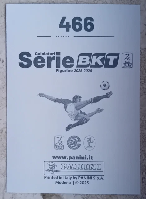 FIGURINA CALCIATORI PANINI 2026 2025-26 Bohdan Popov Empoli 466 rookie ...