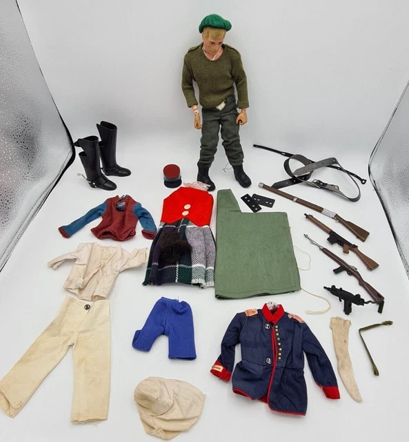 CLASSIC VINTAGE ACTION Man Early 1970's Gripping Hands + Clothes Great ...