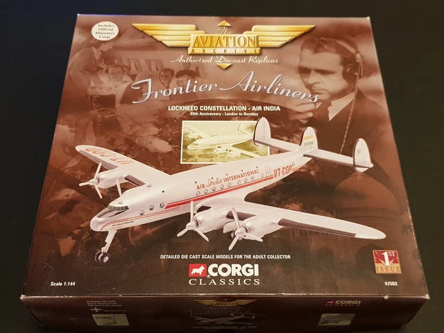 CORGI AVIATION ARCHIVE 47503 Lockheed Constellation Diecast Model Plane ...