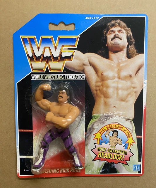 WWF HASBRO SERIES 1 Ravishing Rick Rude MOC VINTAGE Wrestling ACTION ...