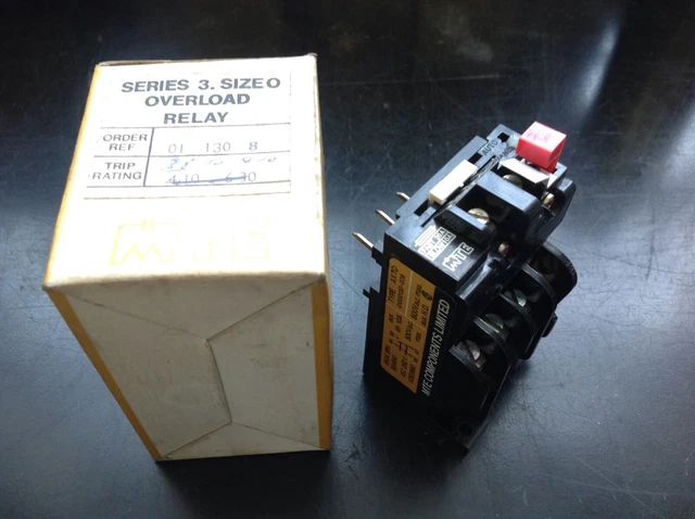 MTE COMPONENTS 01000130-008 Type AXTO Overload Relay 660V.3PH £26.00 ...