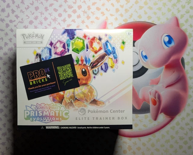 POKEMON CENTRE PRISMATIC Evolutions Elite Trainer Box ETB - Brand new ...