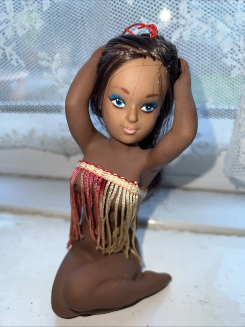 VINTAGE 1960S PIN Up Risqué Dashboard Kitsch Tiki Hula Hot Rod Doll £47.52 - PicClick UK