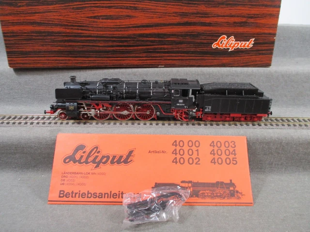 LILIPUT SPUR H0 40 04 Dampflok BR 018 323-6 der DB Analog in OVP EUR 56,00 - PicClick FR