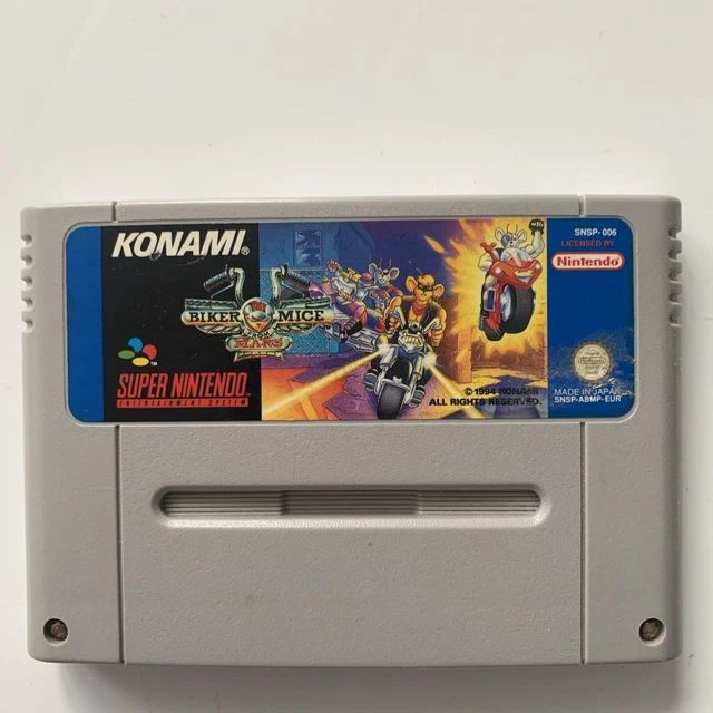 BIKER MICE FROM Mars Super Nintendo EUR 50,00 - PicClick FR