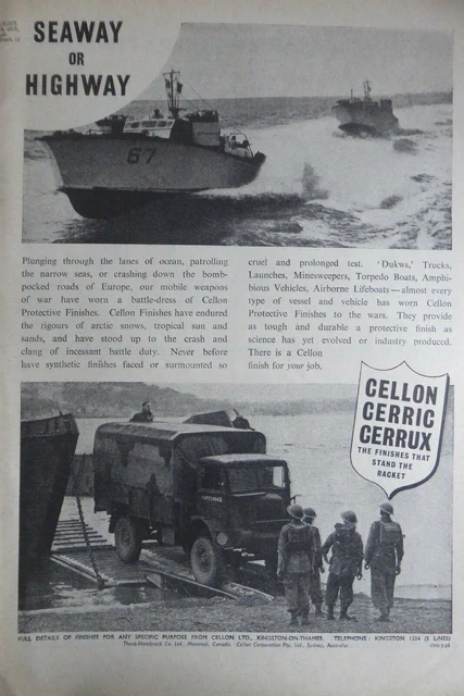 2/1946 PUB CELLON Cerric Cerux Finishes Raf Air Sea Rescue Launches D ...
