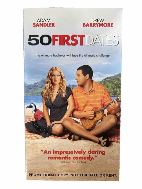 50 FIRST DATES (VHS, 2004) Screener FAST! FREE! POSTAGE! AUS! $33.59 ...