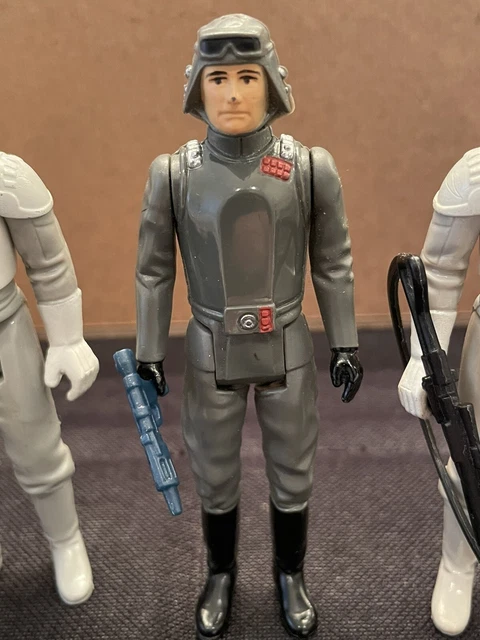 STAR WARS VINTAGE 1980 Hoth AT-AT Commander & 2 Drivers Original ...