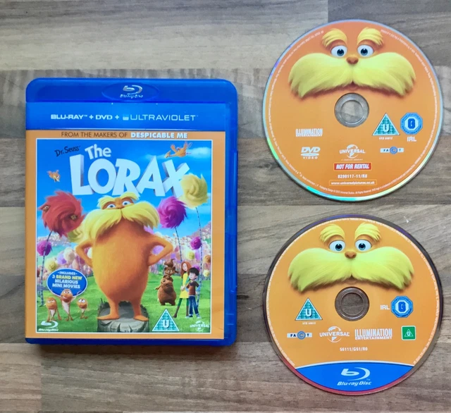 DR SEUSS' &THE Lorax" Blu-Ray / Dvd / Ultraviolet Multiplay Édition ...