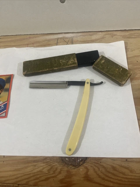 VINTAGE M. JUNG New York No. 80 straight razor, Made in Germany, US ...