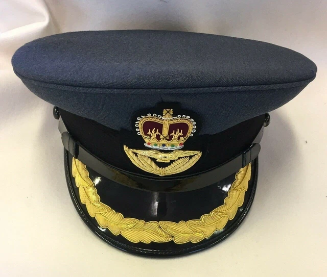 Raf Group Captains No1 Dress Cap Hat Badge Military Royal Air Force Peak £4500 Picclick Uk