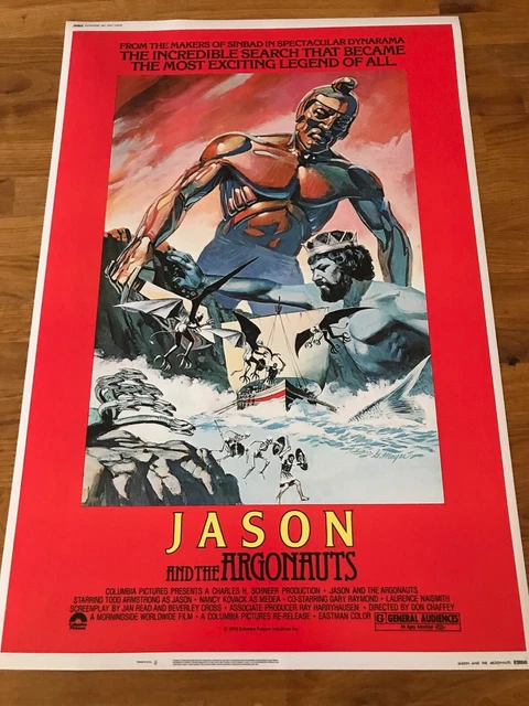 MOVIE POSTER JASON and the Argonauts 430mm x 640mm (bit bigger than A2 ...